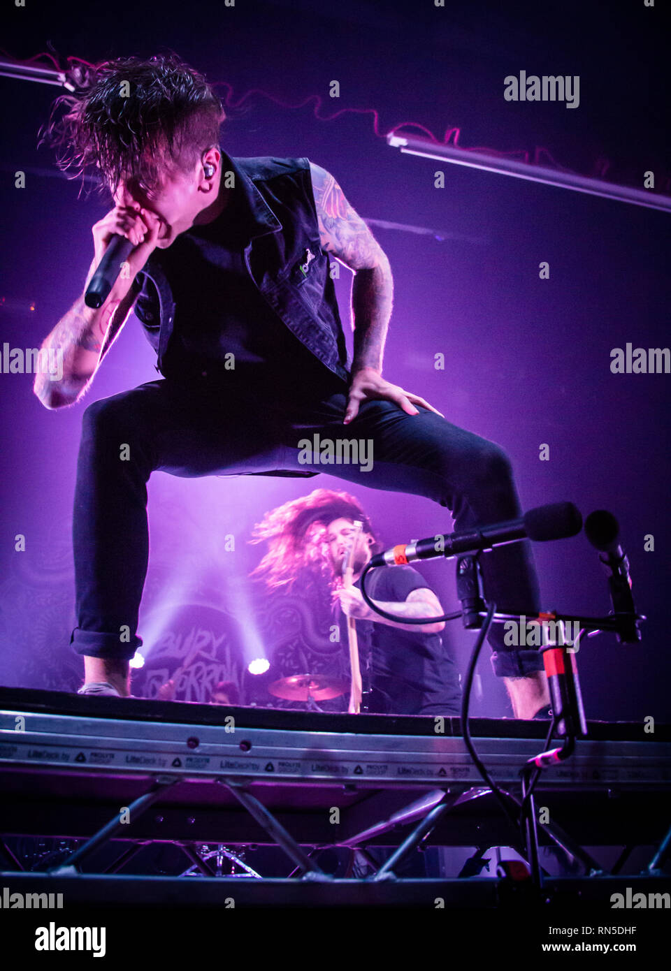 Bury tomorrow singer hi-res stock photography and images - Alamy