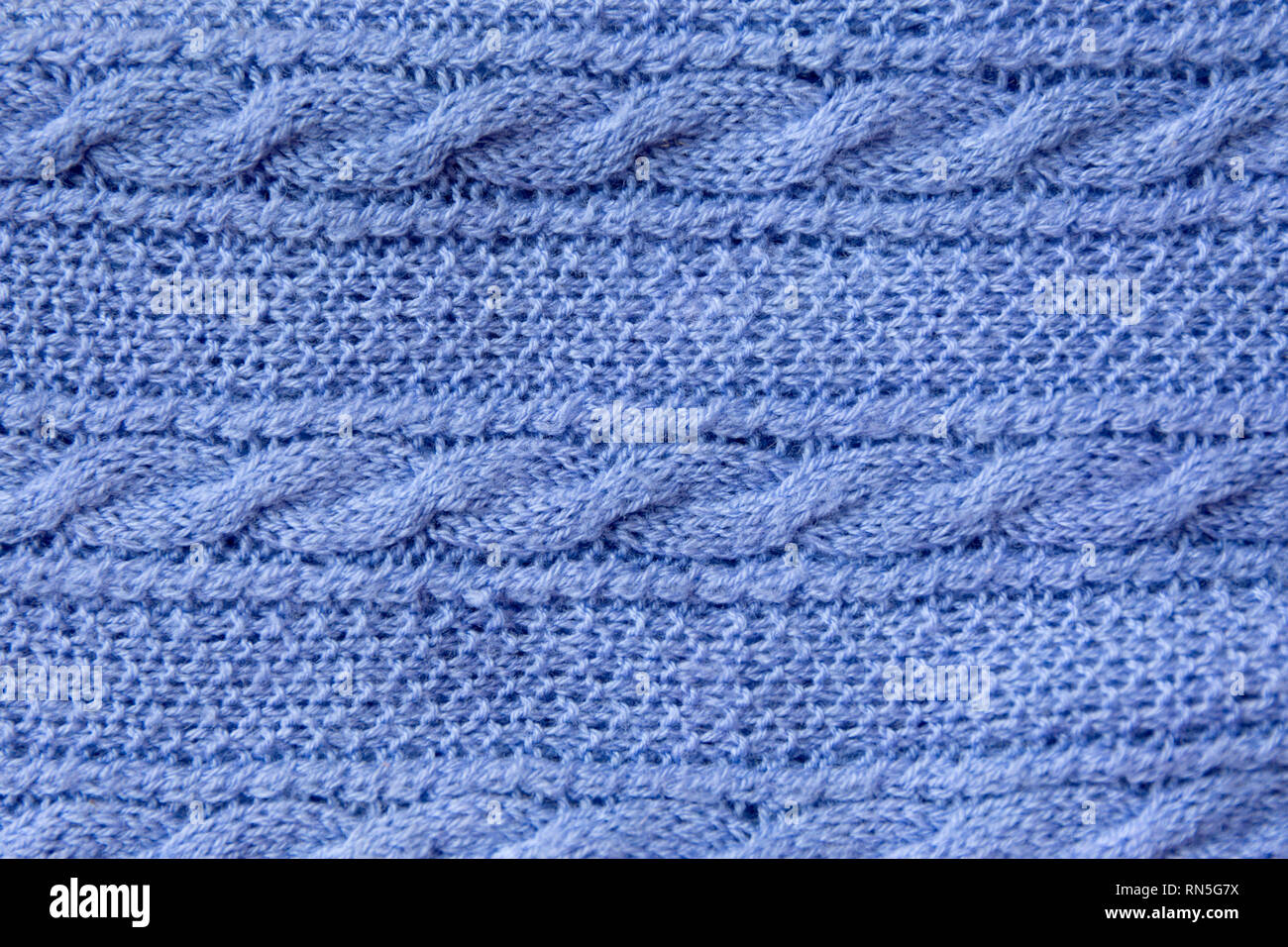Blue knitted wool fabric texture. Cozy warm winter background Stock ...