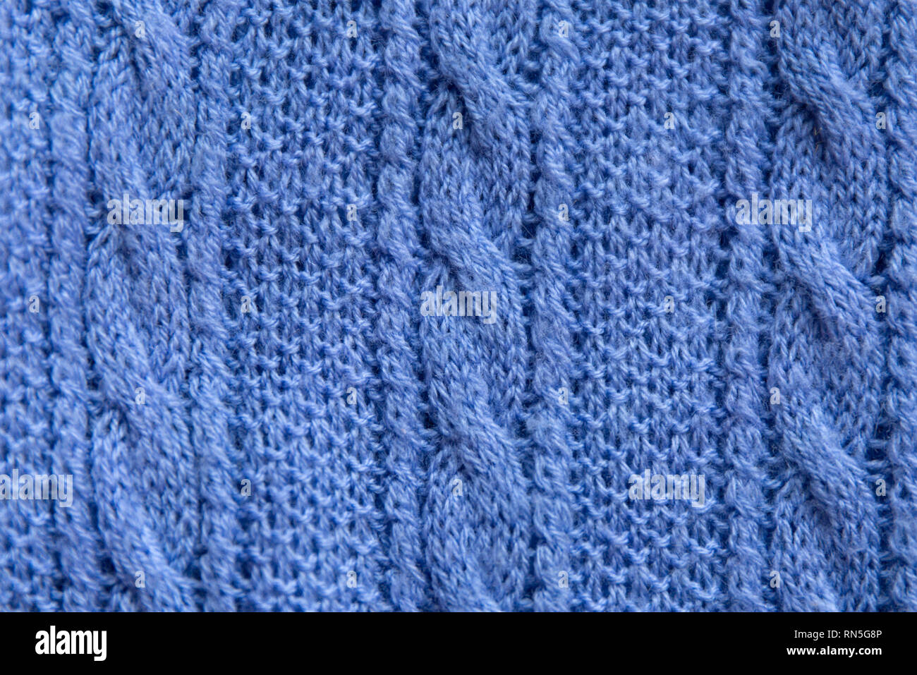 Blue knitted wool fabric texture. Cozy warm winter background Stock ...