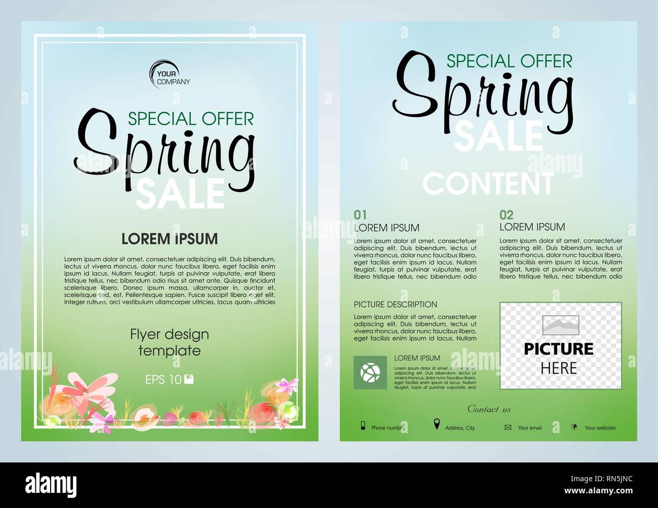 Vector flyer, corporate business, annual report, brochure design and ...