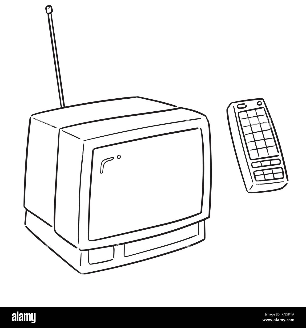 vector set of television Stock Vector Image & Art - Alamy