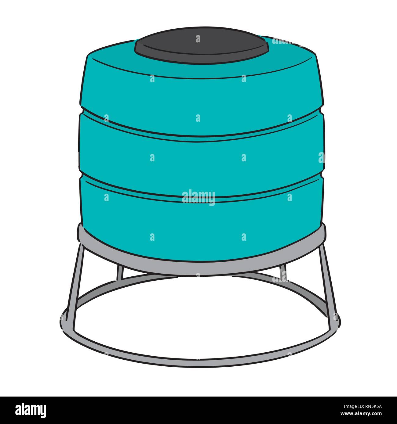 vector of water storage tank Stock Vector Image & Art - Alamy