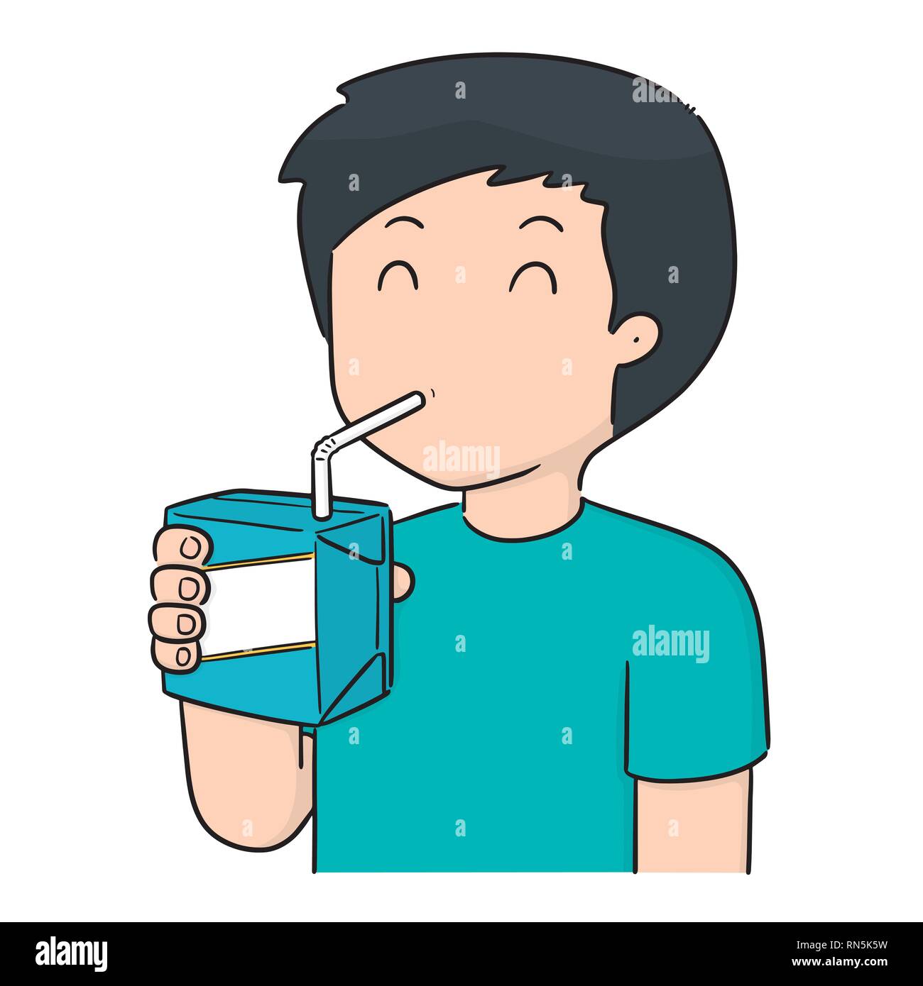 vector of man drinking Stock Vector Image & Art - Alamy