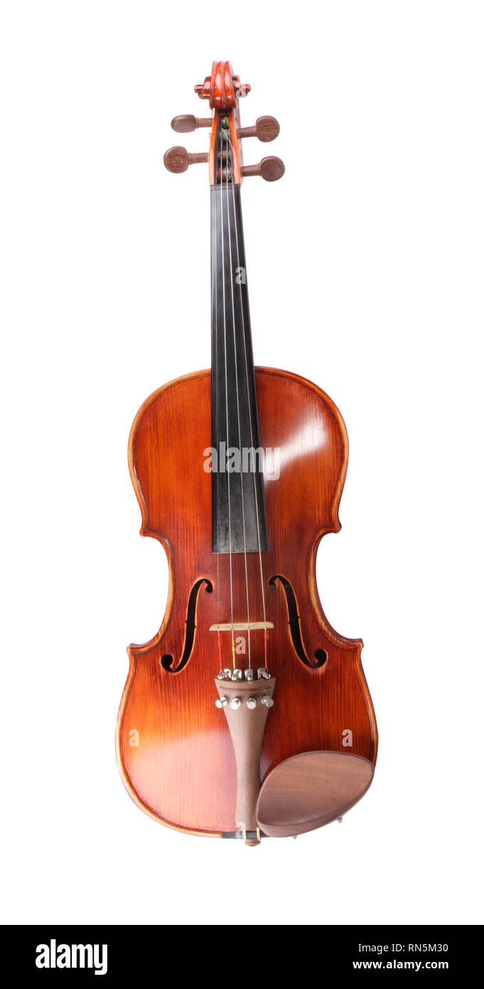 Red Violin Isolated Stock Photo - Alamy