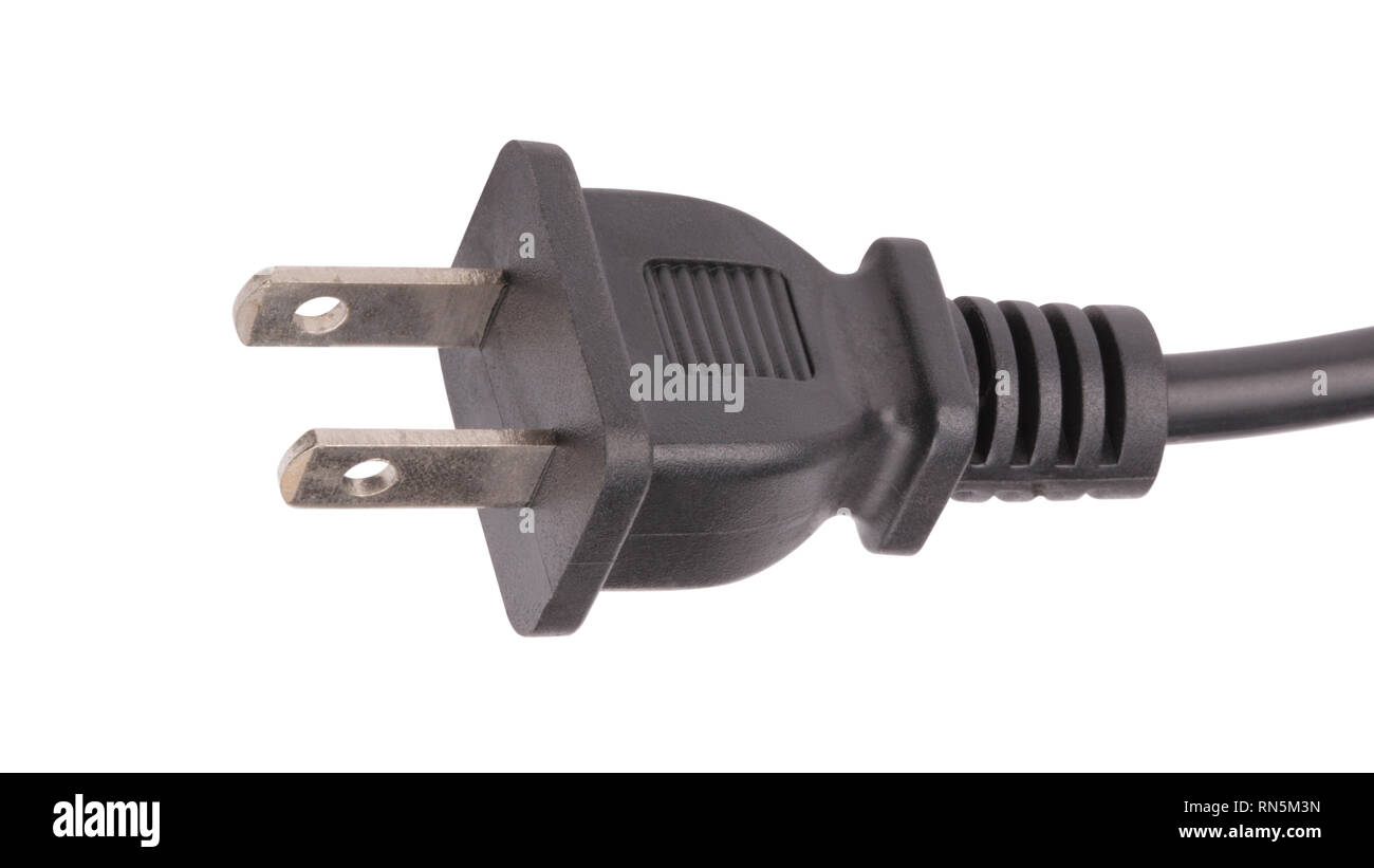 American Outlet Plug with Cord Isolated Stock Photo - Alamy