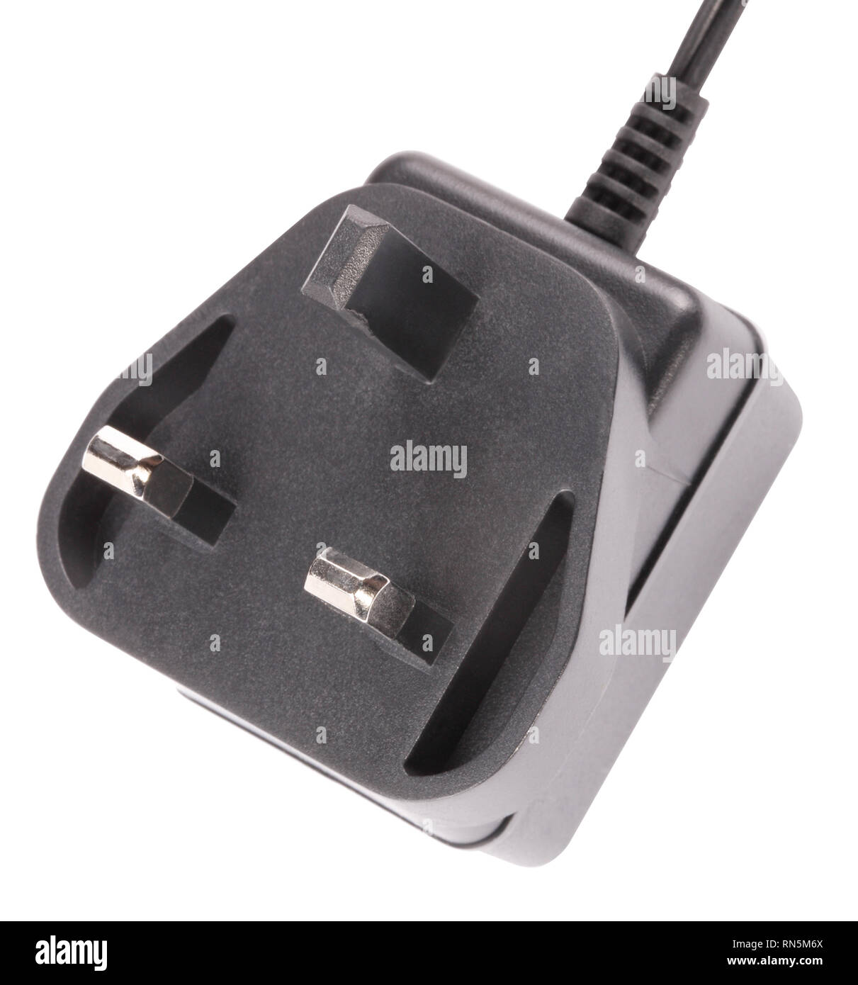 UK Outlet Plug with Cord Isolated Stock Photo - Alamy
