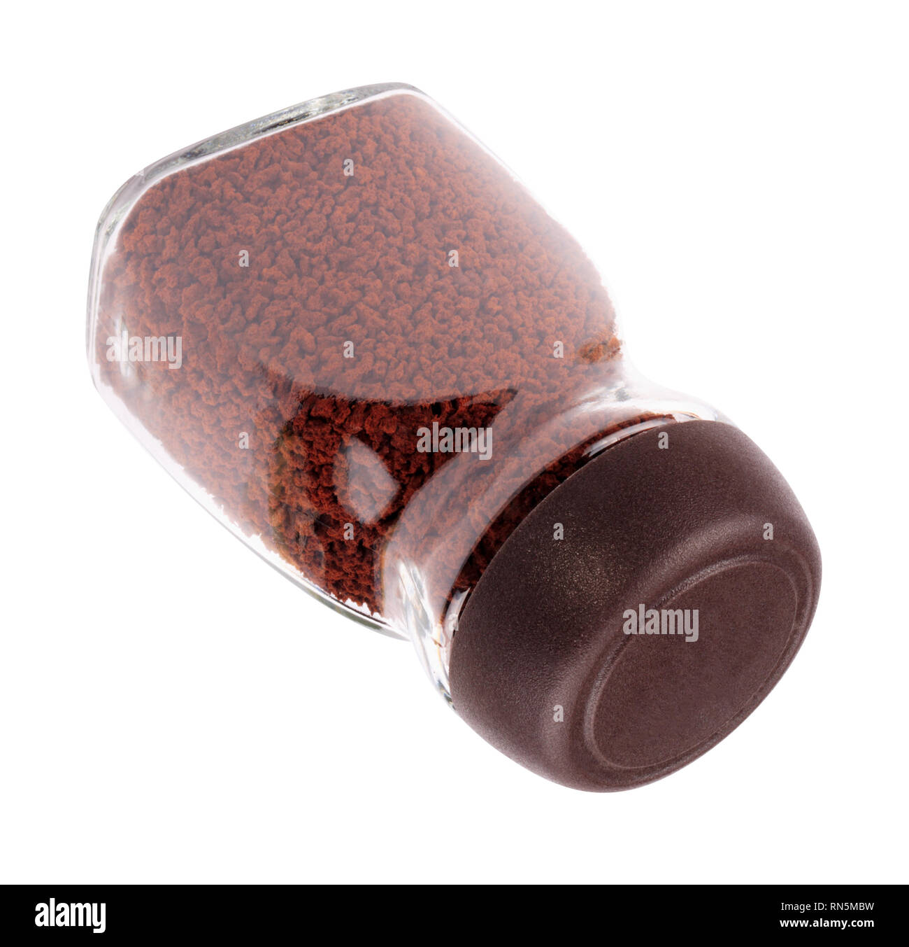 Jar of Instant Coffee Isolated Stock Photo - Alamy