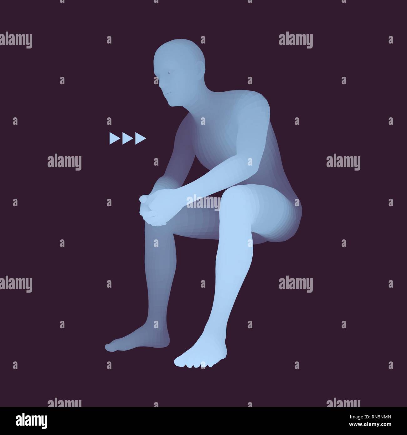 Thinker pose hi-res stock photography and images - Alamy
