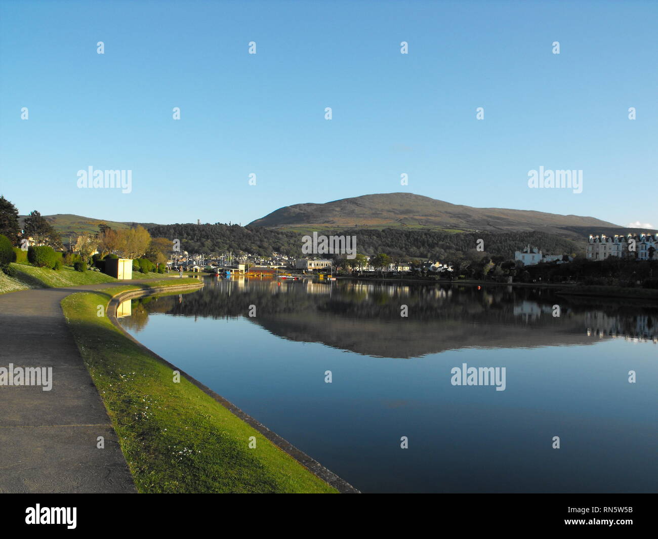 Mooragh Park, Ramsey, Isle of Man Stock Photo - Alamy