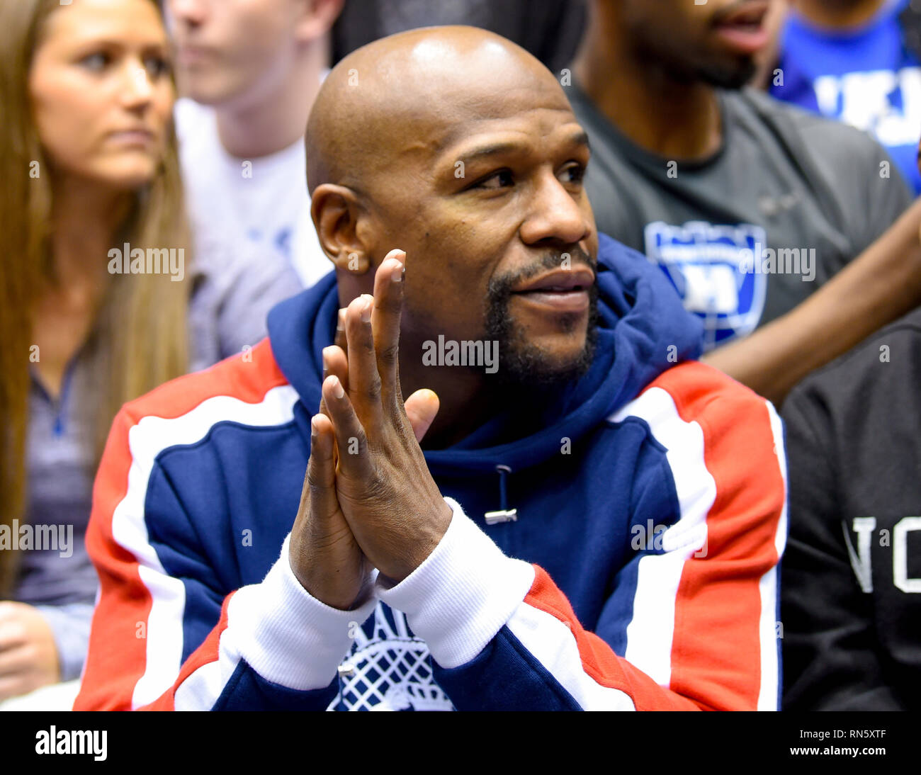 North Carolina, USA. 16th Feb, 2019. Retired Boxing Legend FLOYD ...