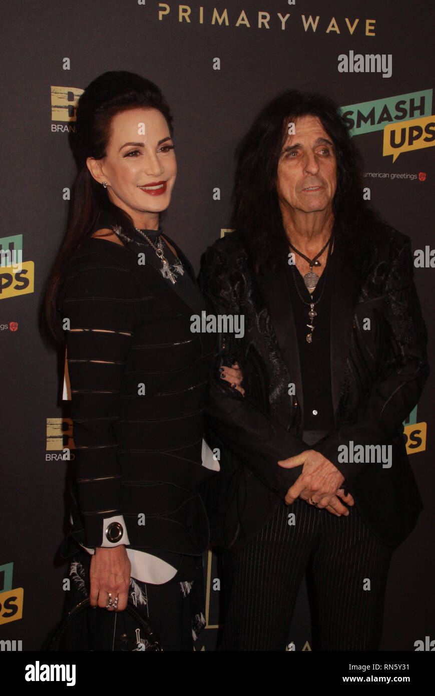 Sheryl Goddard, Alice Cooper 02/09/2019 Primary Wave 13th Annual Pre ...