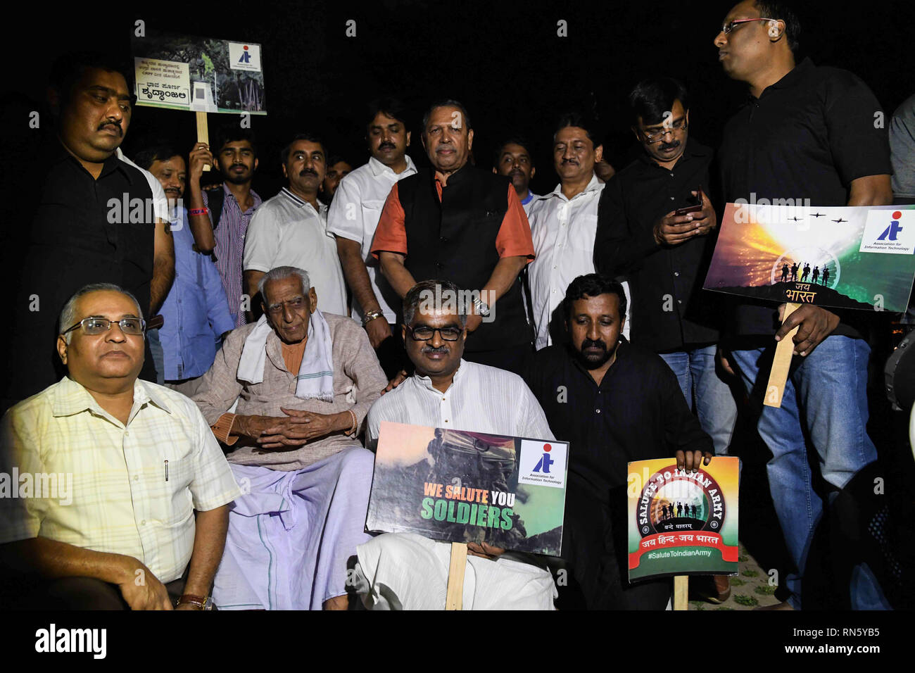 Bangalore, India. 29th May, 2017. Freedom fighters seen holding ...