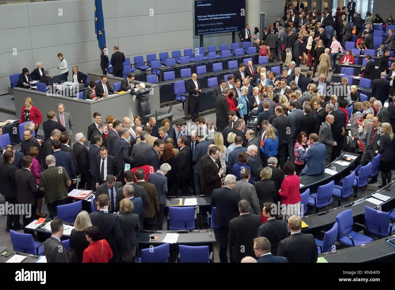Berlin, Germany. 14th Feb, 2019. Members of the Bundestag during a ...
