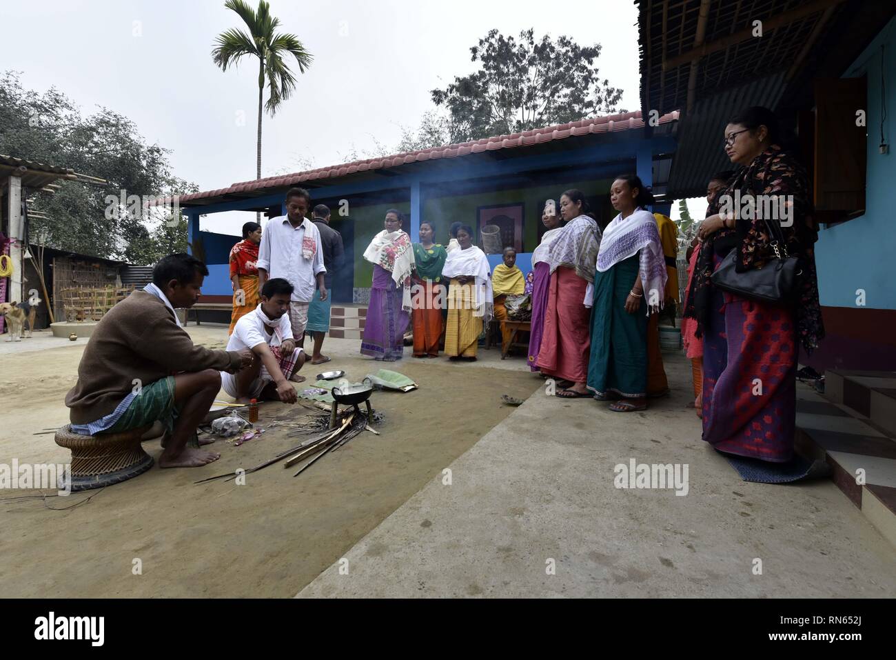 Assam, India. 16th Feb, 2019. Martyr Maneshwar Basumatary. Baksa, Assam ...