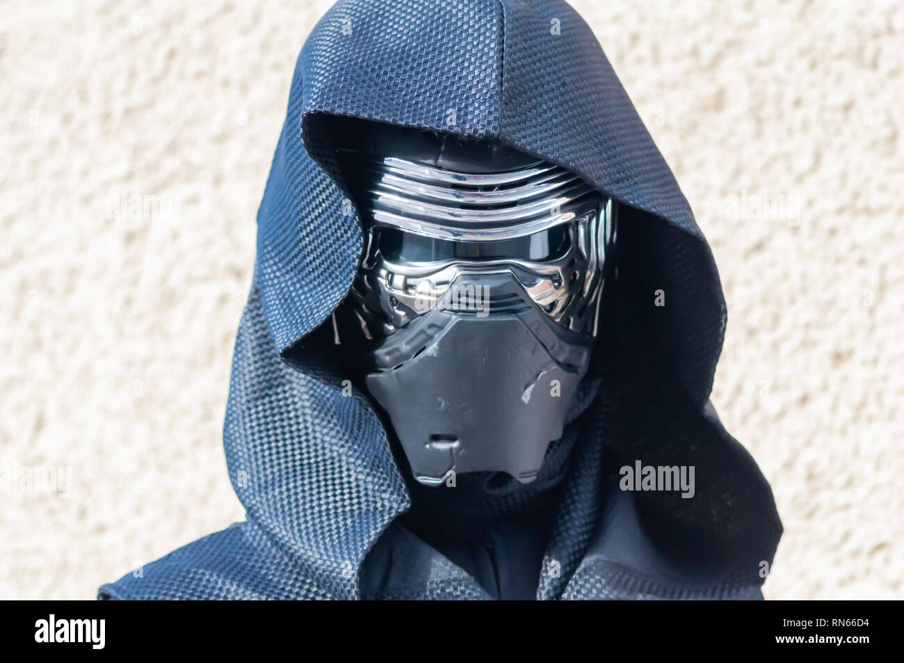 Edinburgh, Scotland, UK. 17th February, 2019. A cosplayer arriving on ...