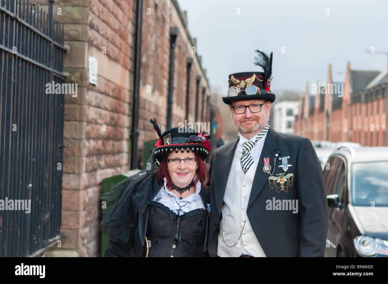 Goth convention hi-res stock photography and images - Alamy