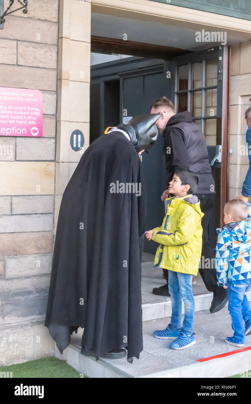Edinburgh, Scotland, UK. 17th February, 2019. A cosplayer dressed as ...