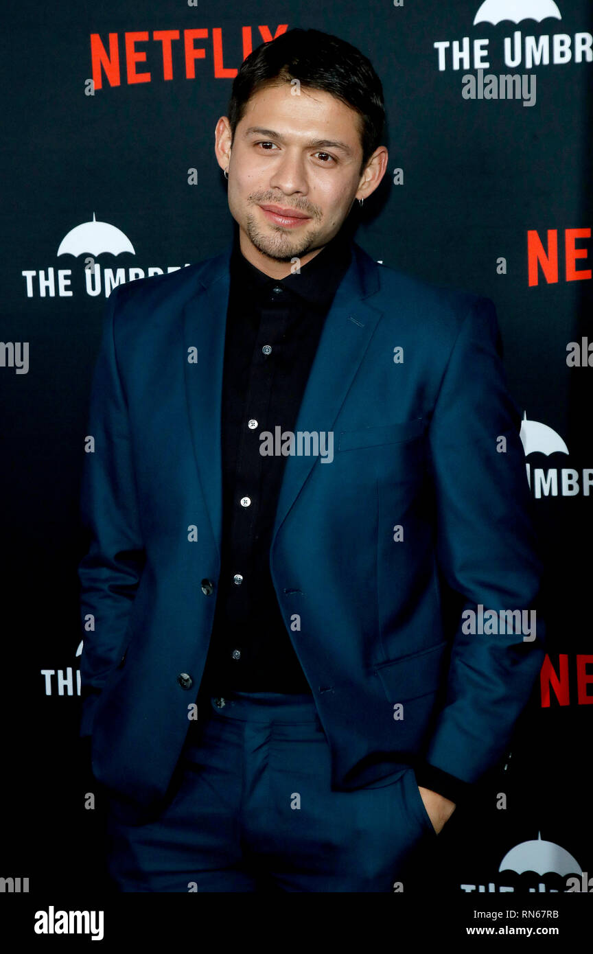 Los Angeles, USA. 13th Feb, 2019. David Castaneda at the premiere of ...