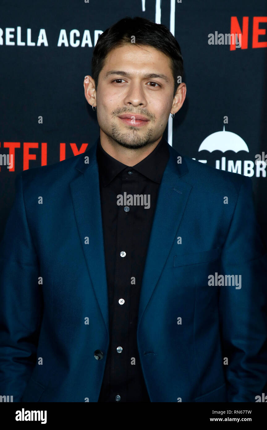 Los Angeles, USA. 13th Feb, 2019. David Castaneda at the premiere of ...