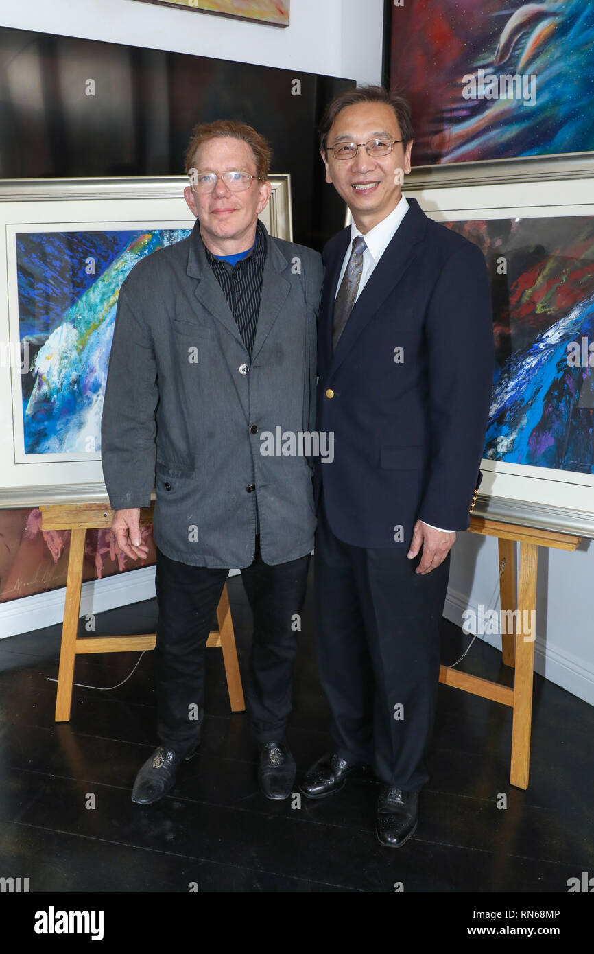 Beverly Hills, California, USA. 16th February, 2019. Artist and RWall d ...