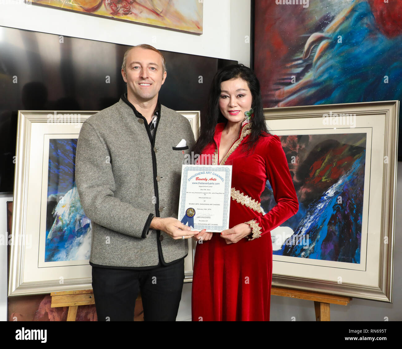 Beverly Hills, California, USA. 16th February, 2019. Prince Mario-Max ...