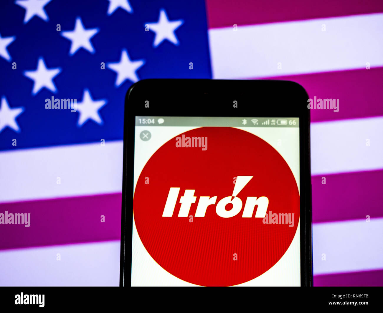 Itron logo hi-res stock photography and images - Alamy