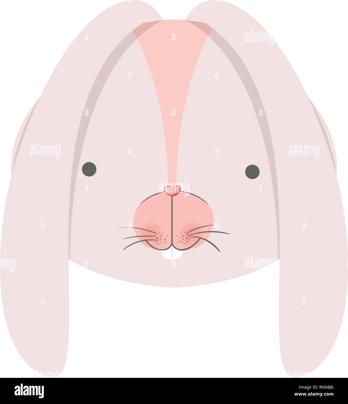 rabbit head isolated icon Stock Vector Image & Art - Alamy