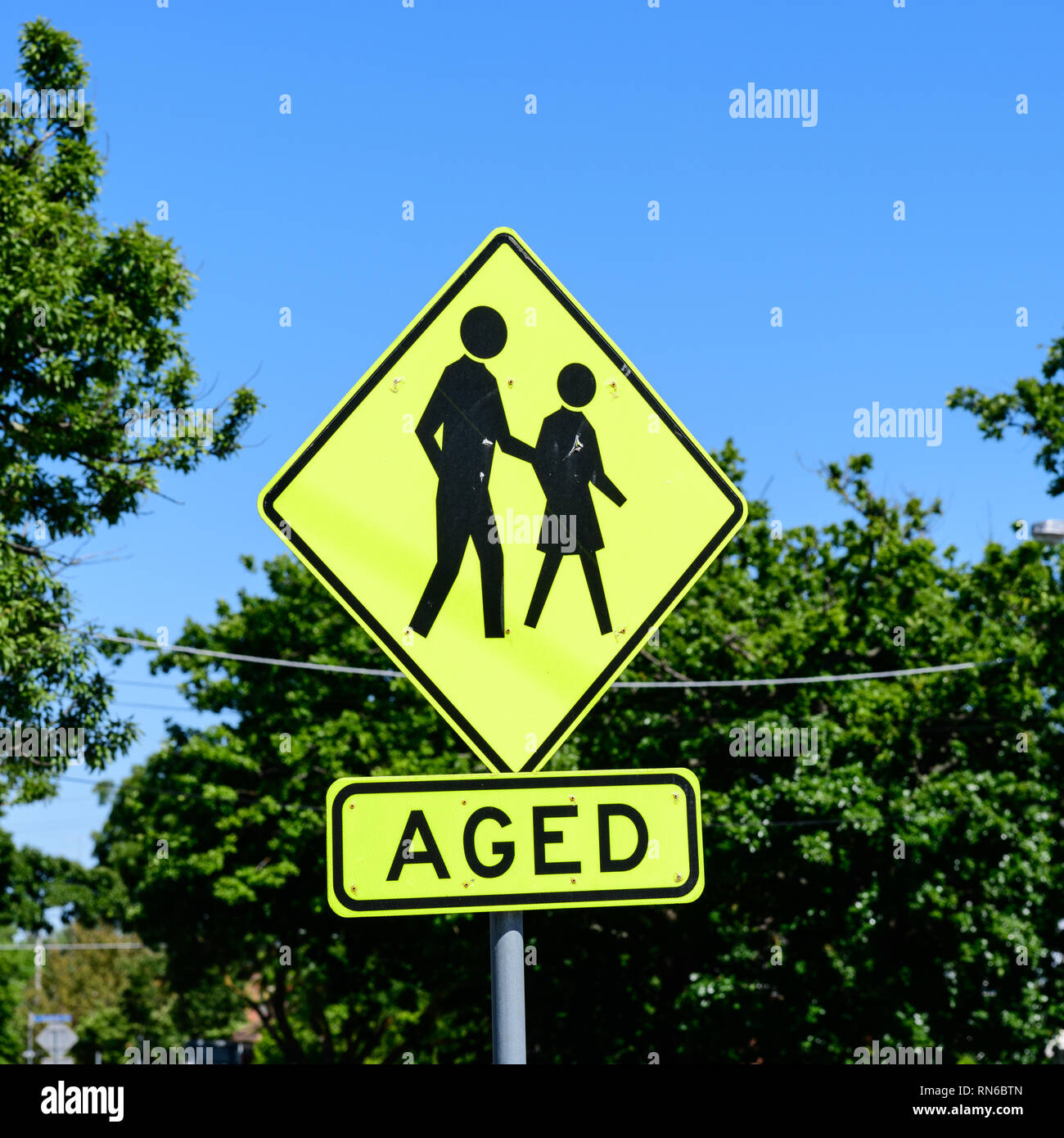 Elderly persons in area hi-res stock photography and images - Alamy