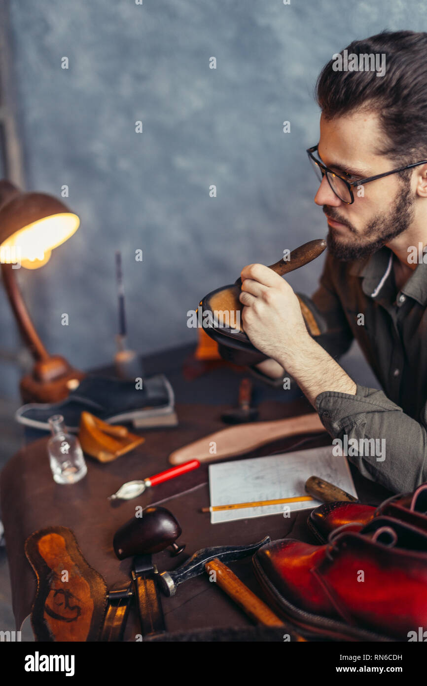 Clever leather shoes hi-res stock photography and images - Alamy