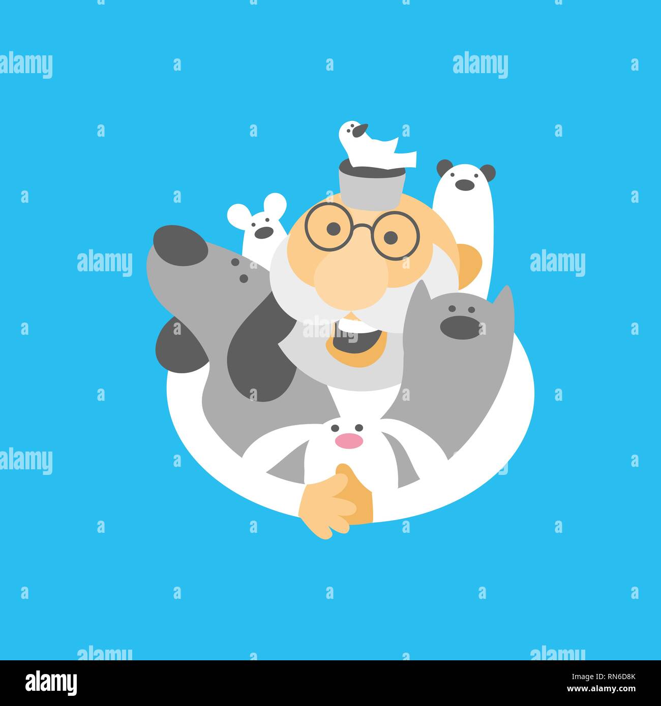 Female ferret Stock Vector Images - Alamy