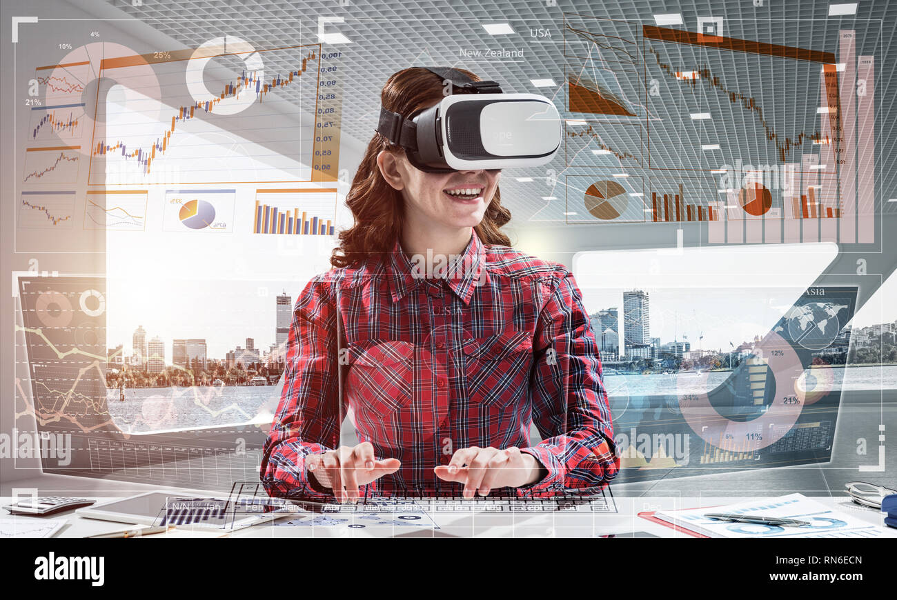 Using modern technologies Stock Photo - Alamy
