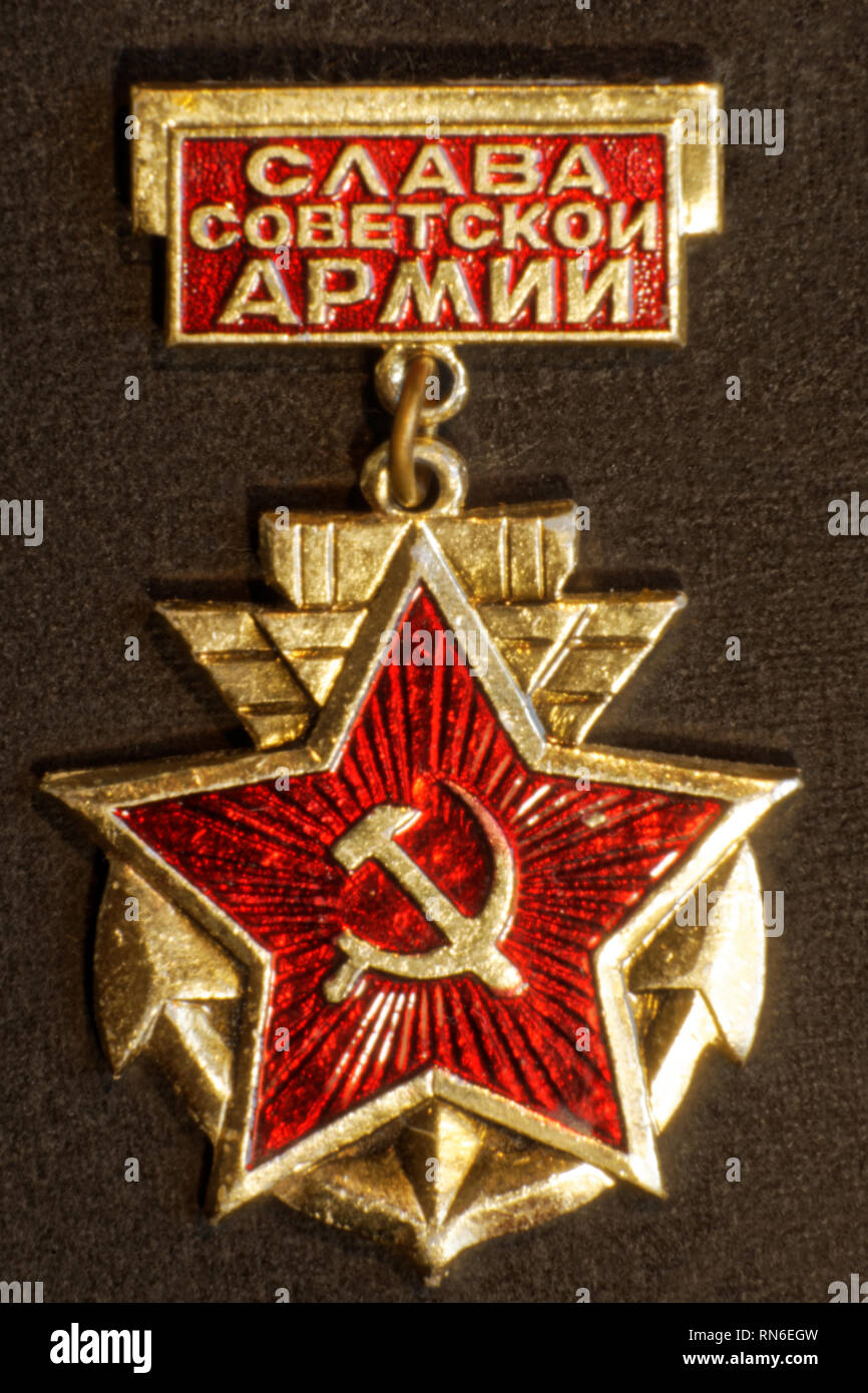 Glory soviet army hi-res stock photography and images - Alamy