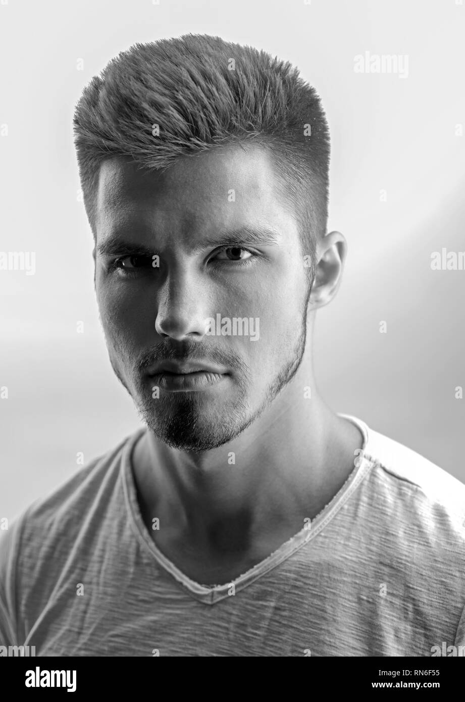 Adult female grooming Black and White Stock Photos & Images - Alamy