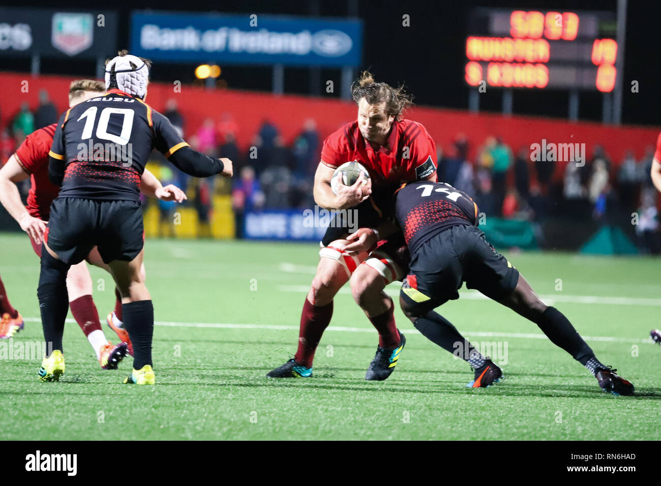 February 15th, 2019, Cork, Ireland: Arno Botha at the Munster Rugby ...