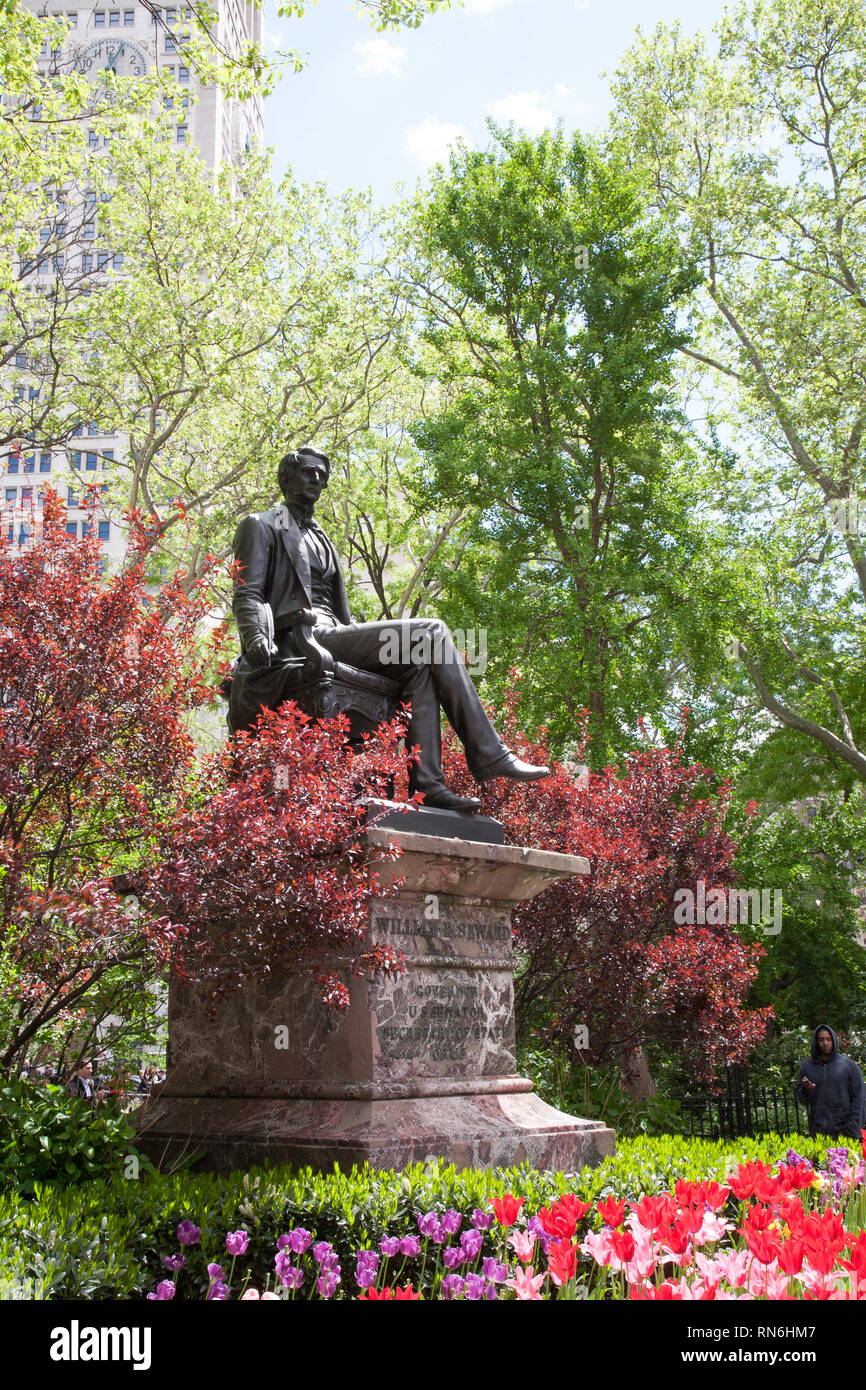 William Henry Seward, Sr. Statue, Madison Square Park, New York City ...