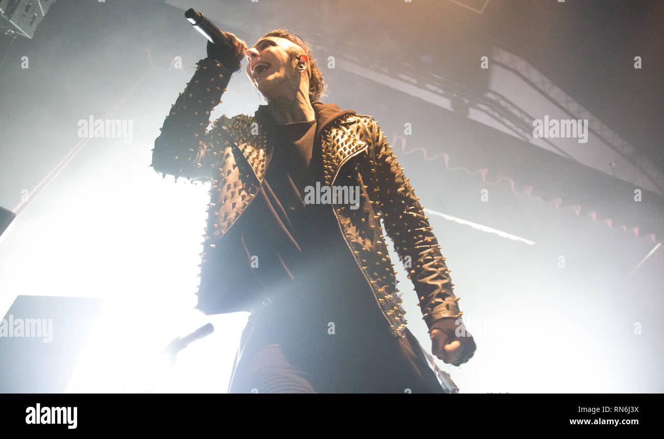 Motionless In White Bassist High Resolution Stock Photography and ...