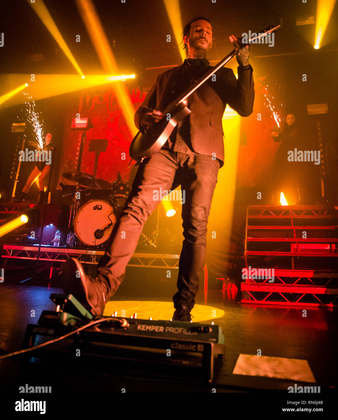 Motionless in white bassist hi-res stock photography and images - Alamy