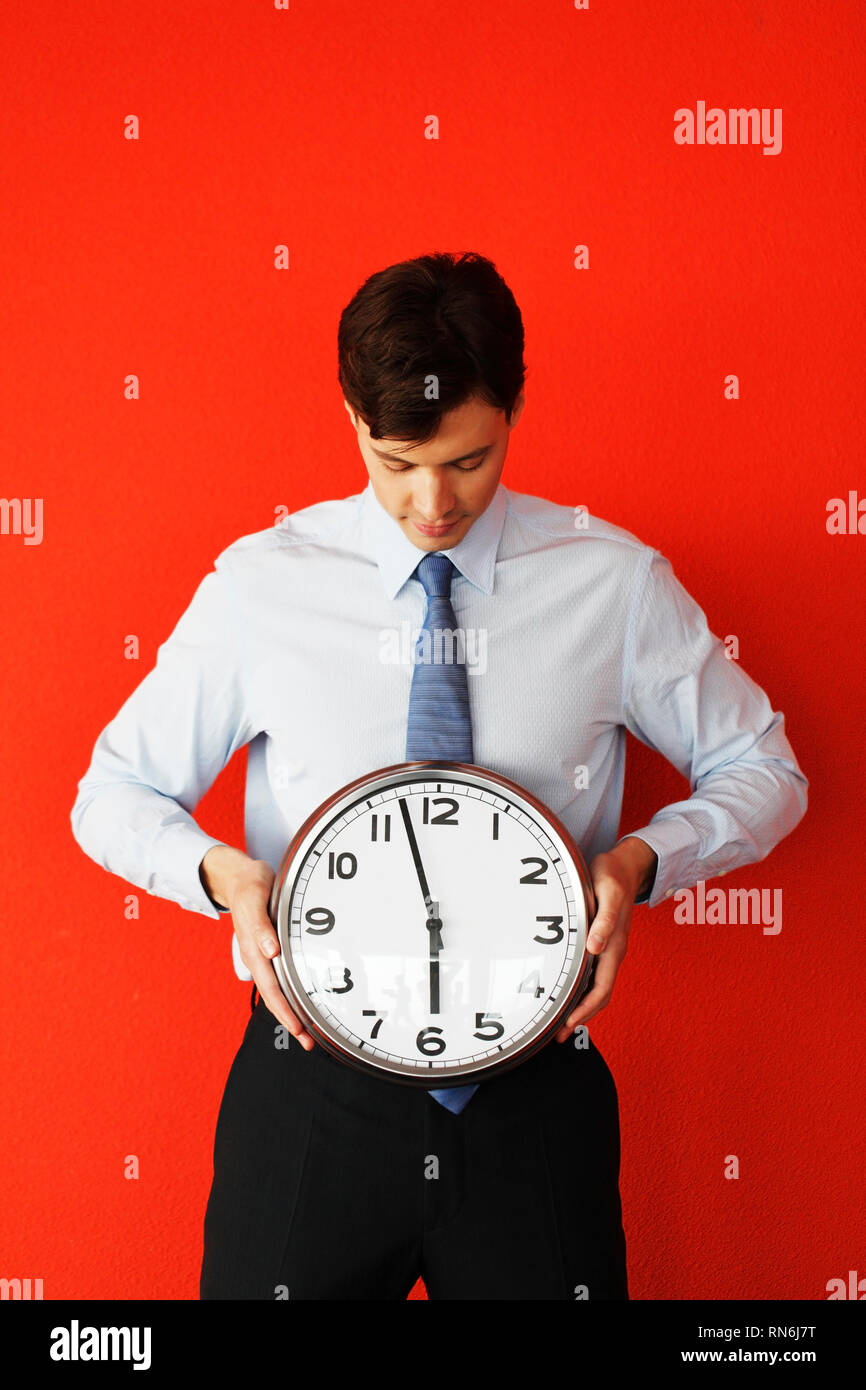 Person clock hi-res stock photography and images - Alamy