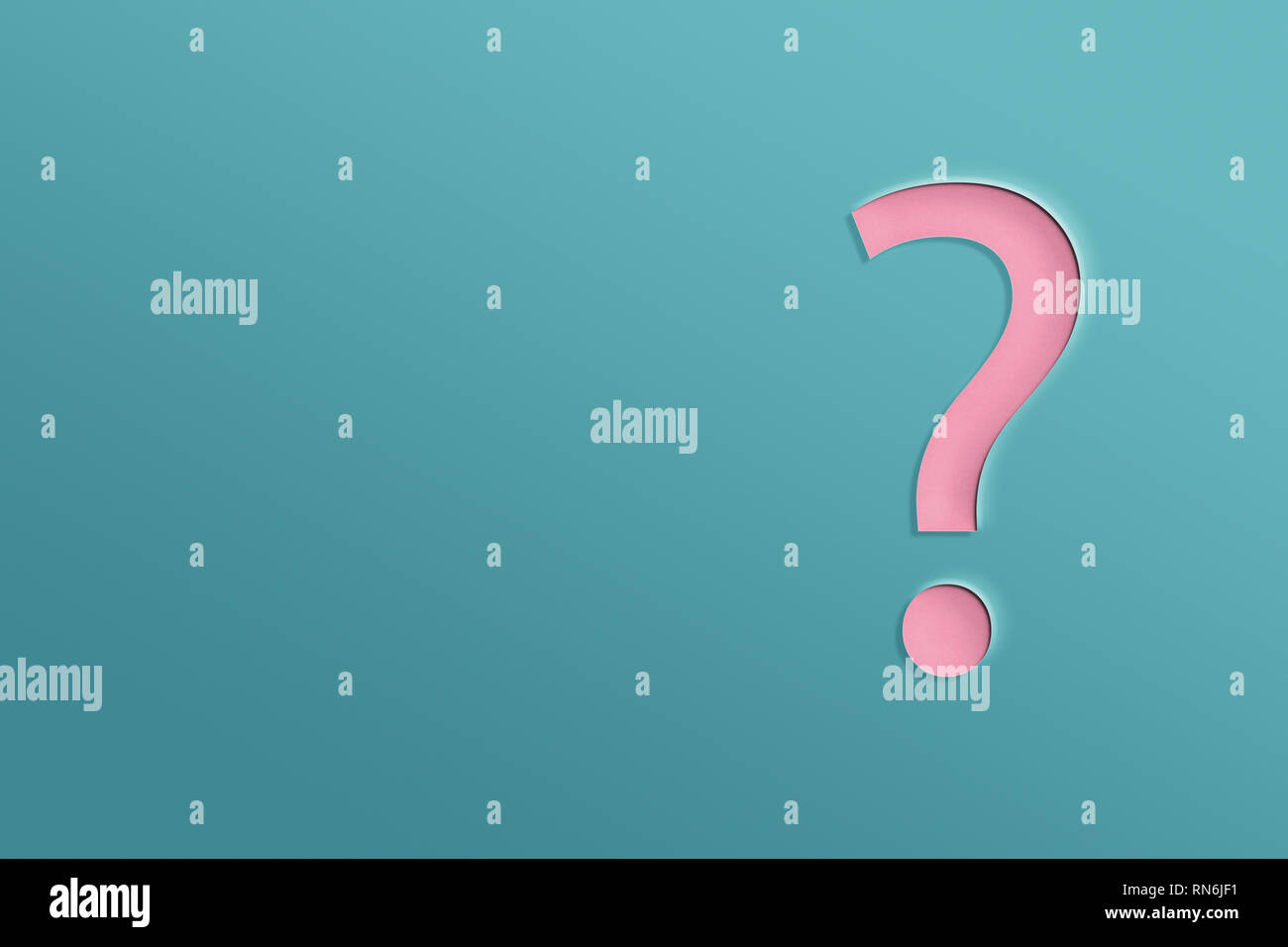 Question Mark symbol on a paper cutout effect, concept of Questions ...