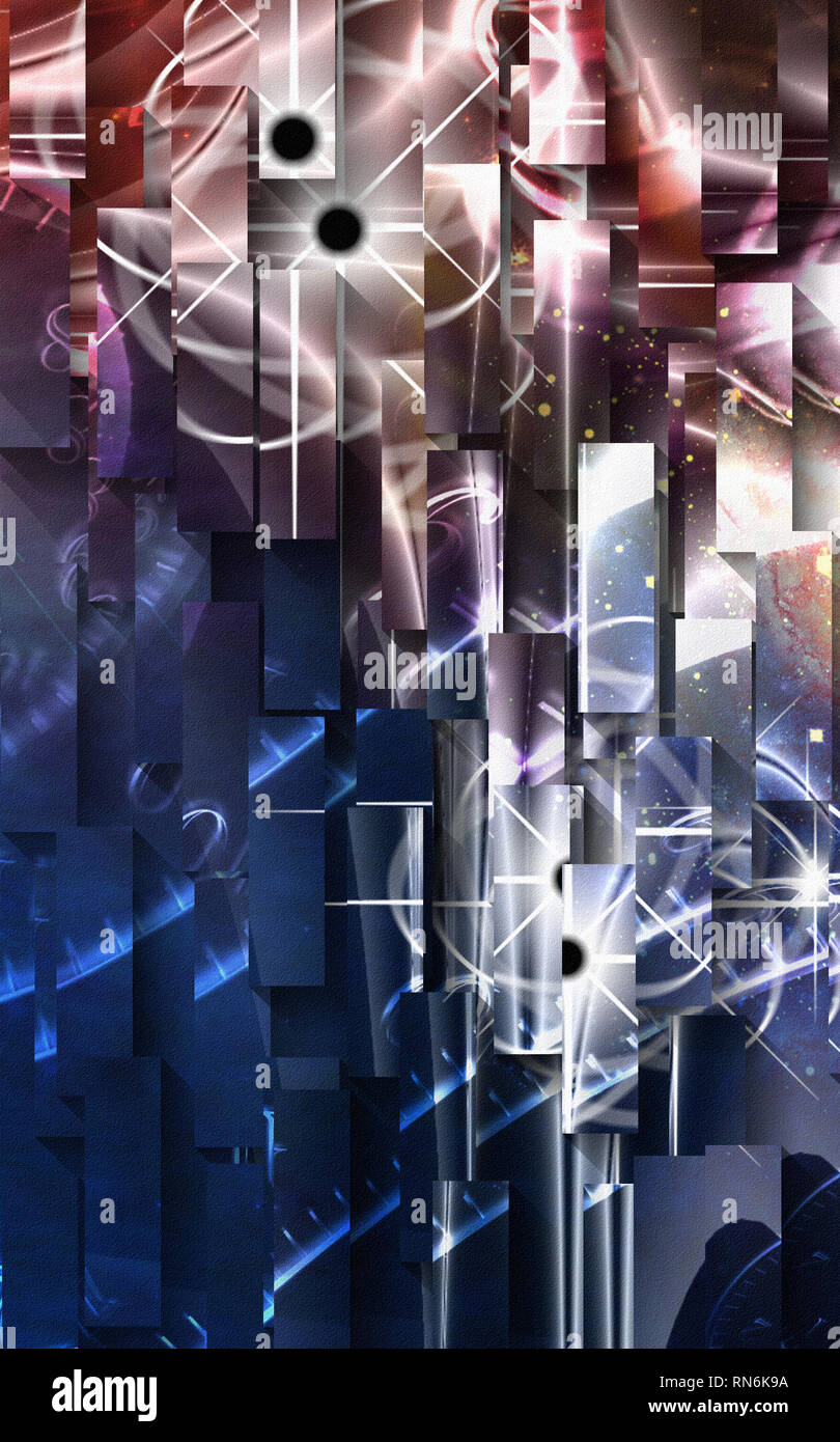 Physics. Atoms, the cosmos and time Stock Photo - Alamy