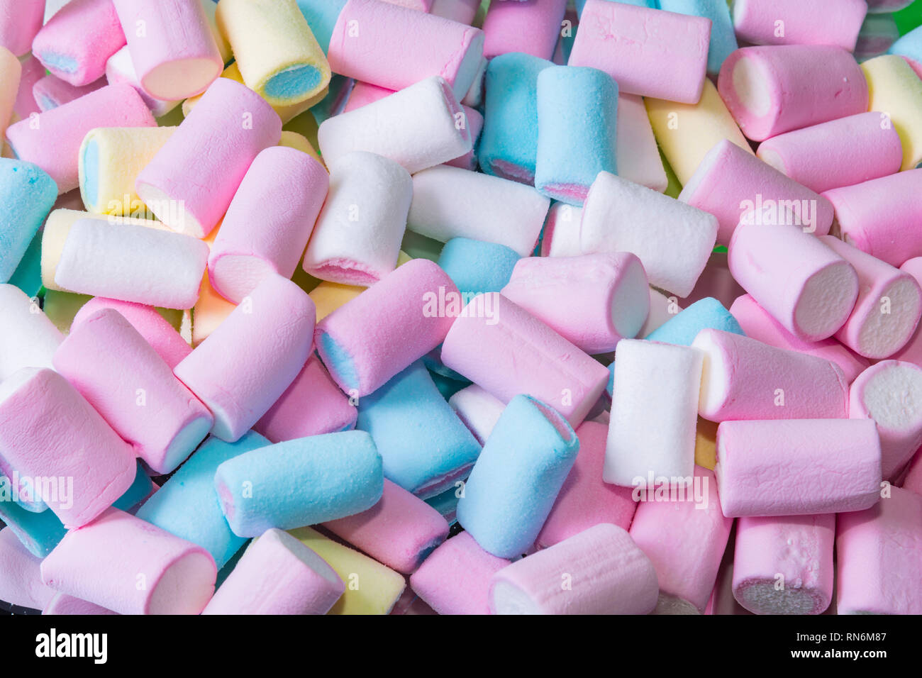 Colorful Marshmallow background Stock Photo - Alamy