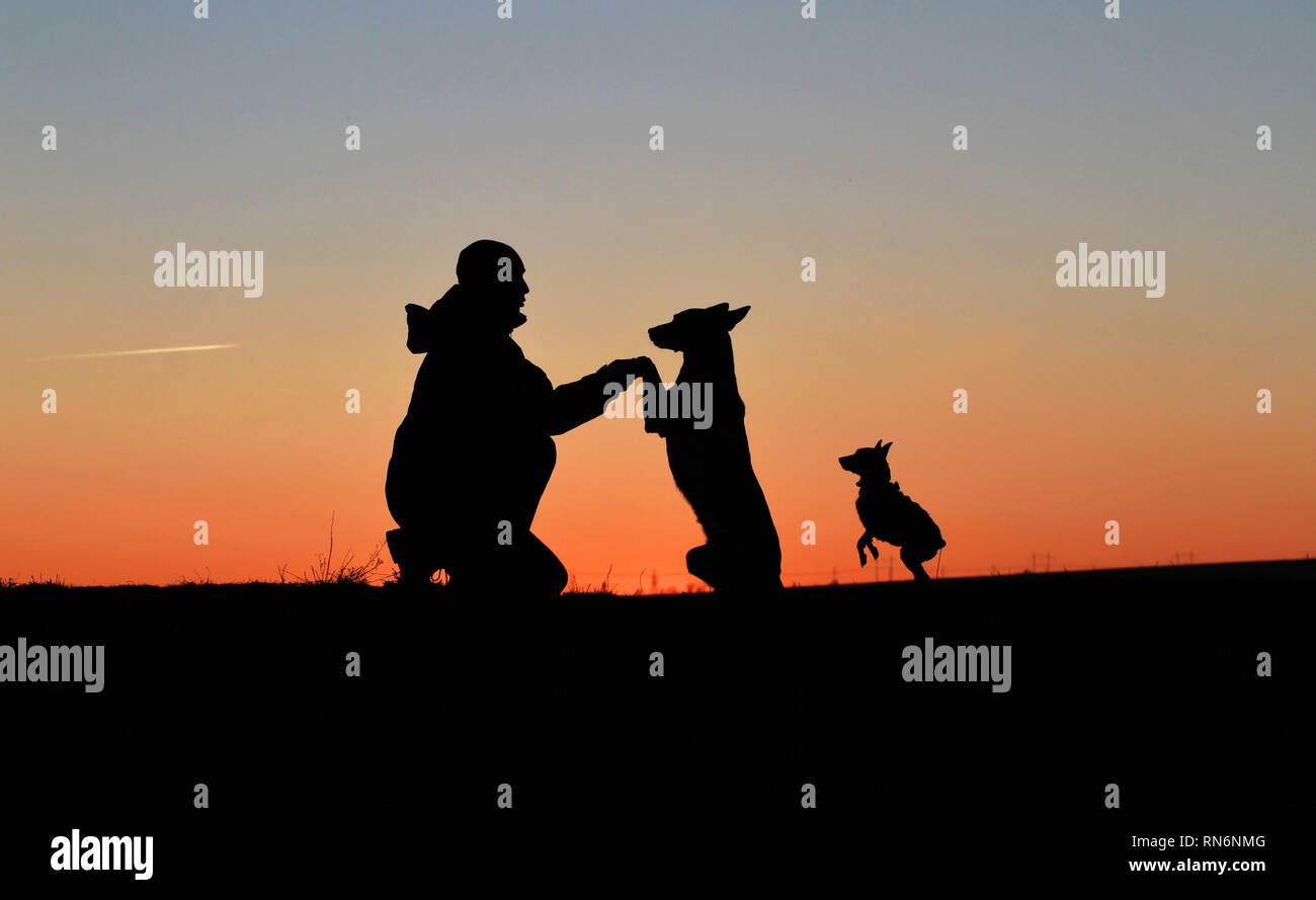 Two young men shadow background hi-res stock photography and images - Alamy