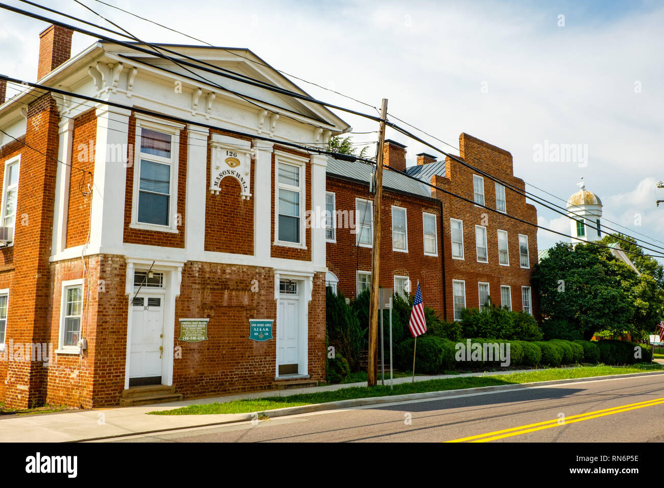 Linn Banks Lodge No. 126, 110 South Main Street, Madison, Virginia ...