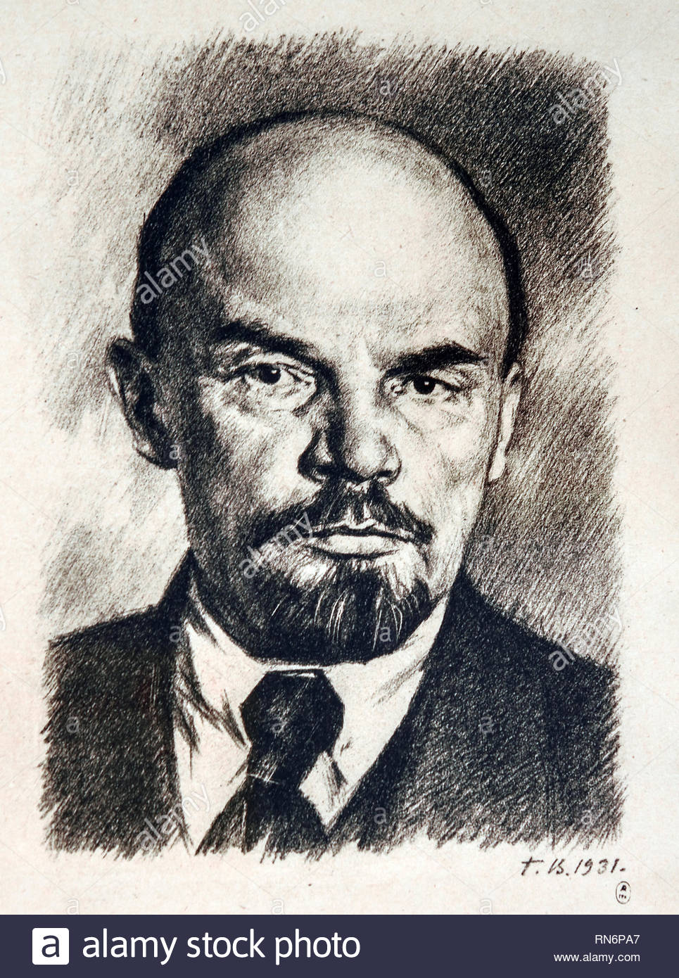 Portrait Of Lenin Stock Photos & Portrait Of Lenin Stock Images - Alamy