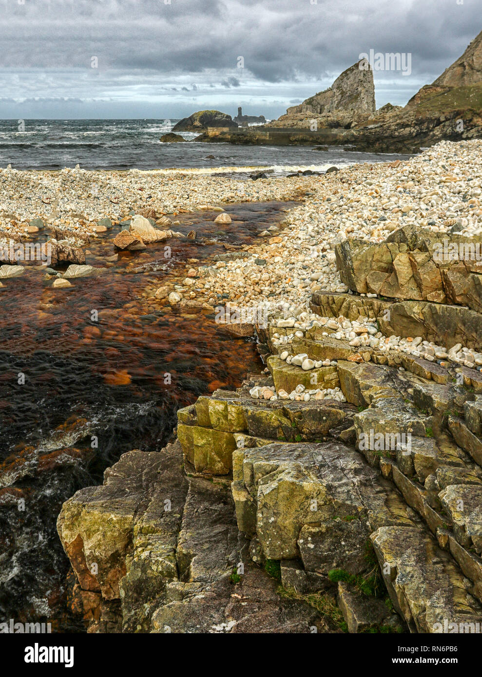 Port in Donegal, Ireland Stock Photo - Alamy