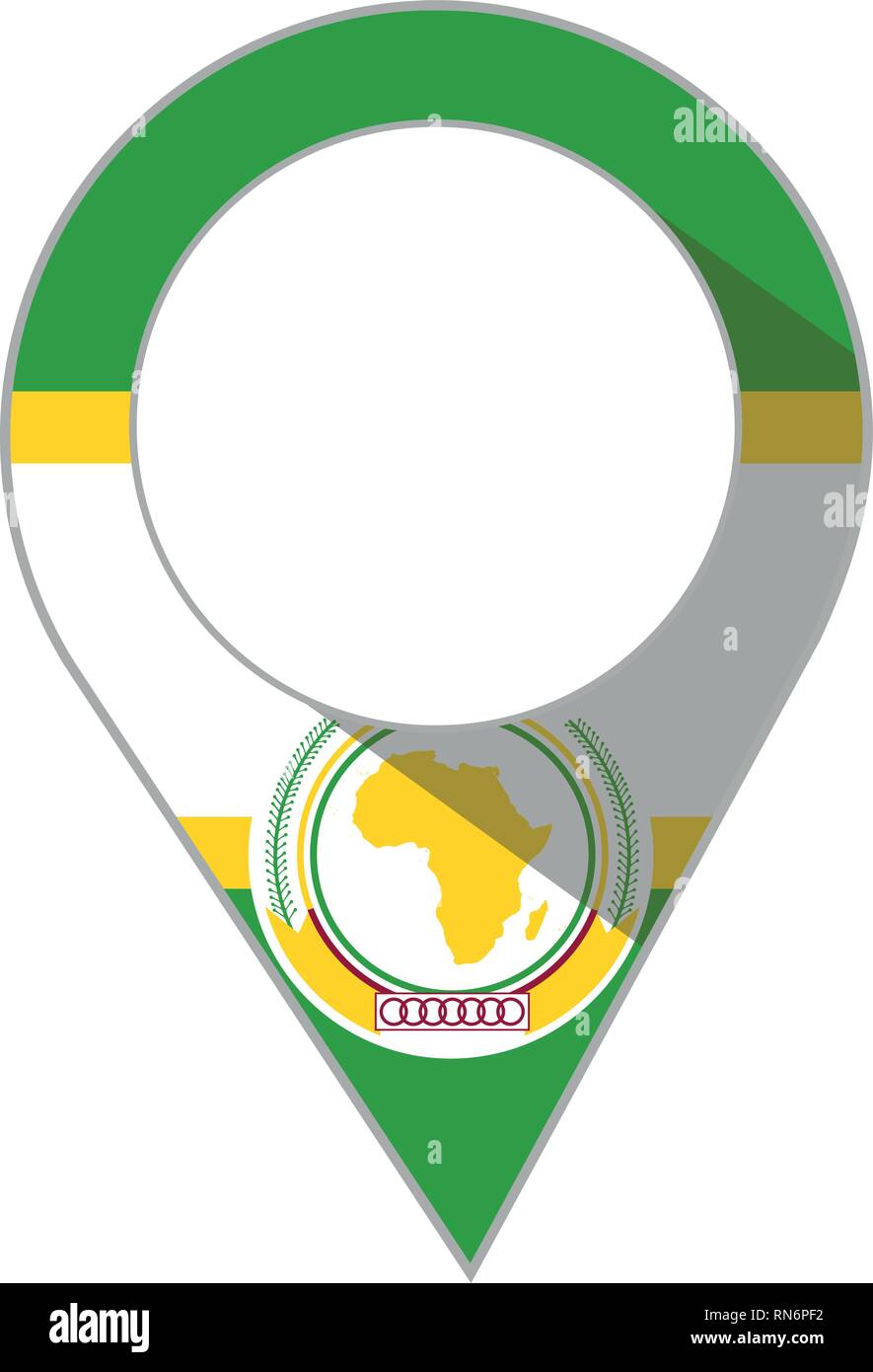Organization flag african union Stock Vector Images - Alamy