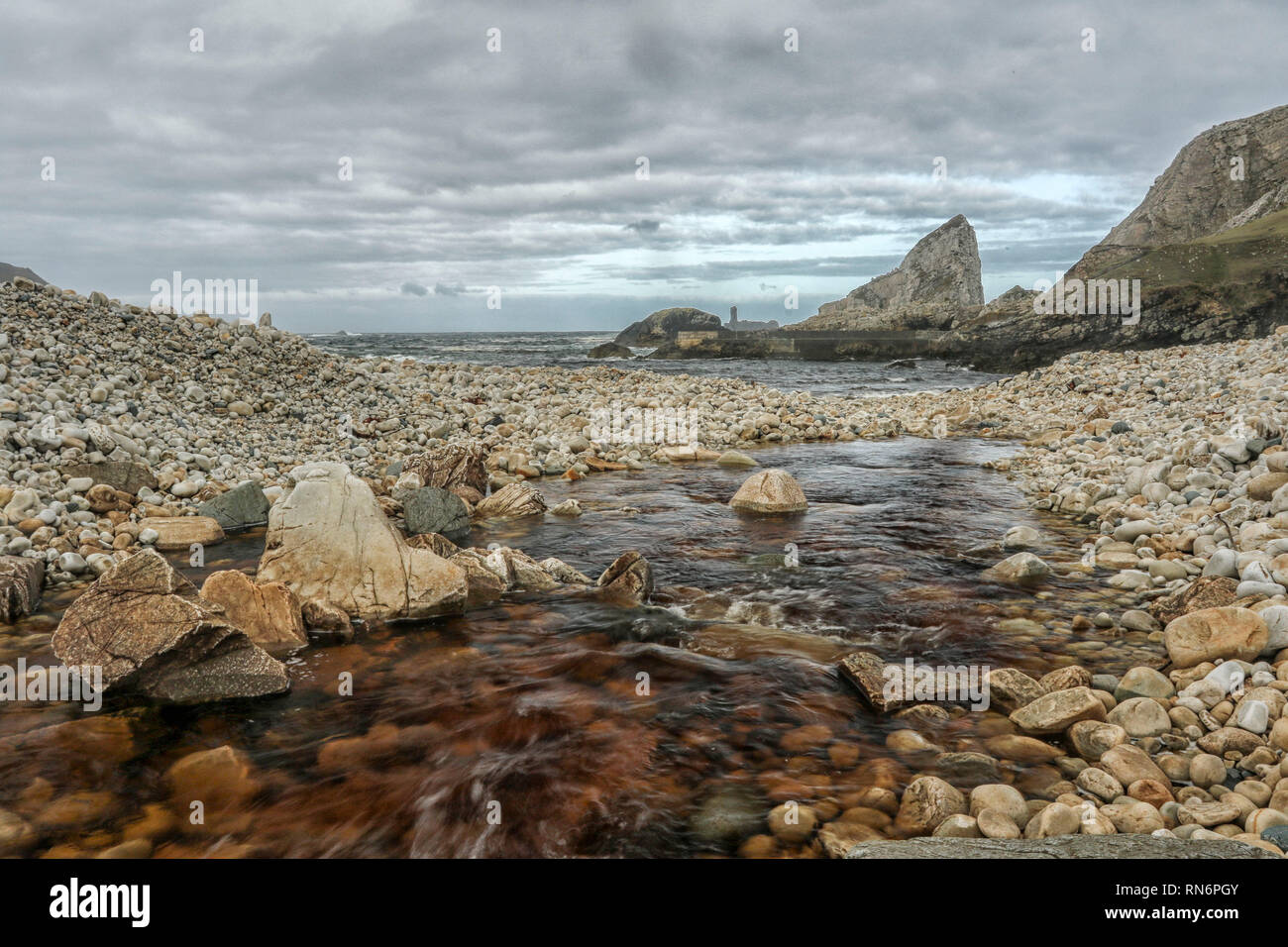 Port in Donegal, Ireland Stock Photo - Alamy