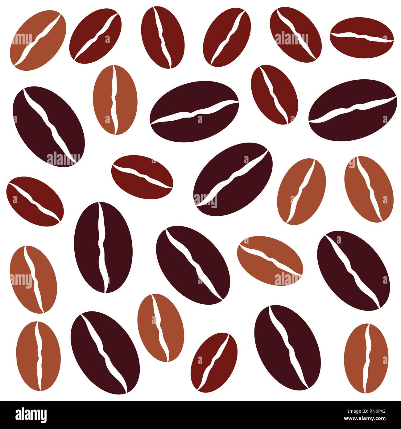vector coffee beans background Stock Vector Image & Art - Alamy