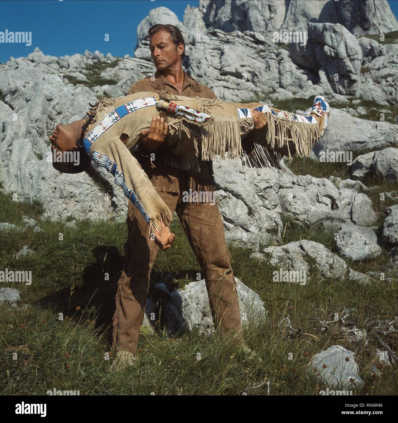 Lex barker old shatterhand hi-res stock photography and images - Alamy