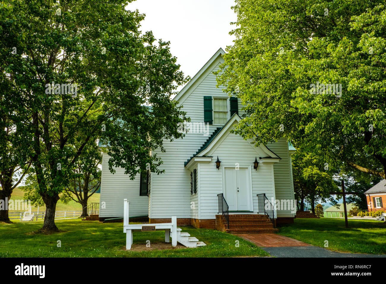 Hebron Lutheran Church, 899 Blankenbaker Road, Madison, Virginia Stock ...